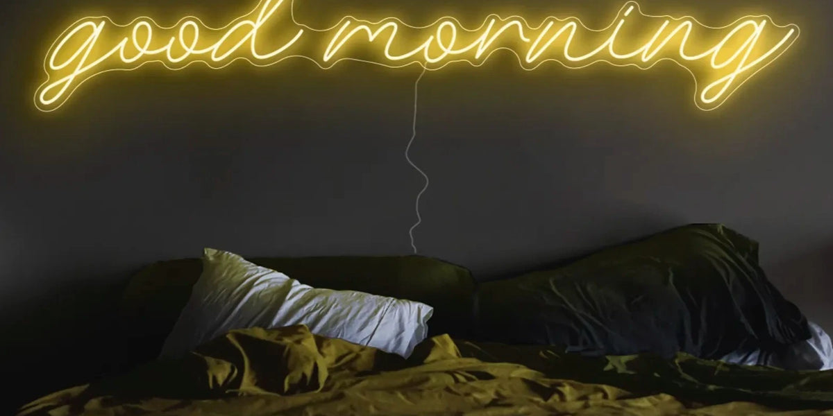 'Good Morning' Neon Sign | LED Neon Lights UK