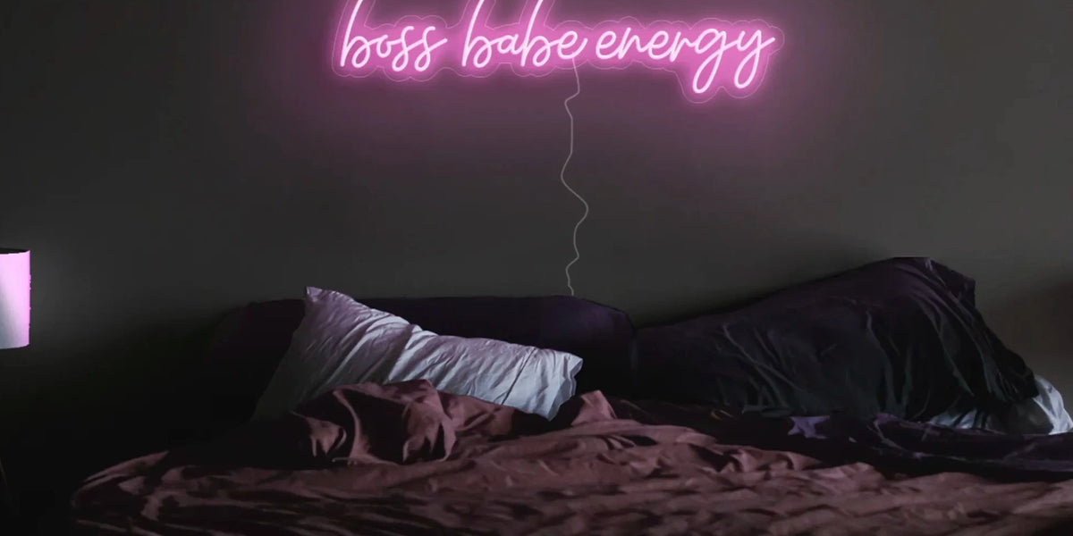 Boss babe energy Neon Sign
