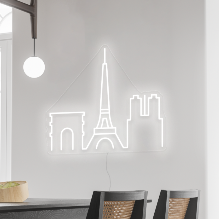 Paris Skyline Neon Sign – Neon Filter