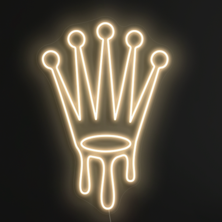 Dripping Rolex Neon Sign
