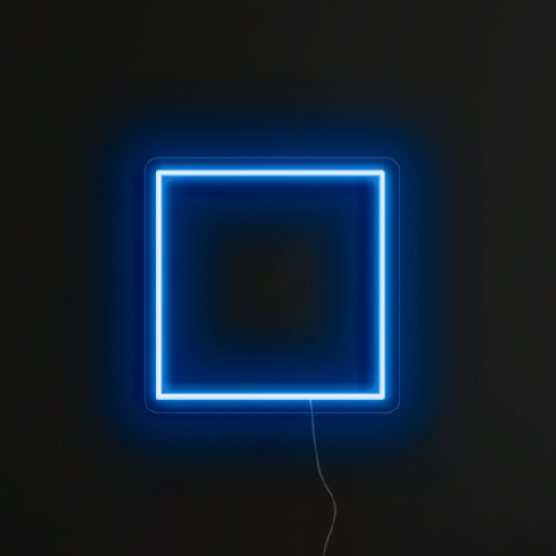 Square Neon Sign