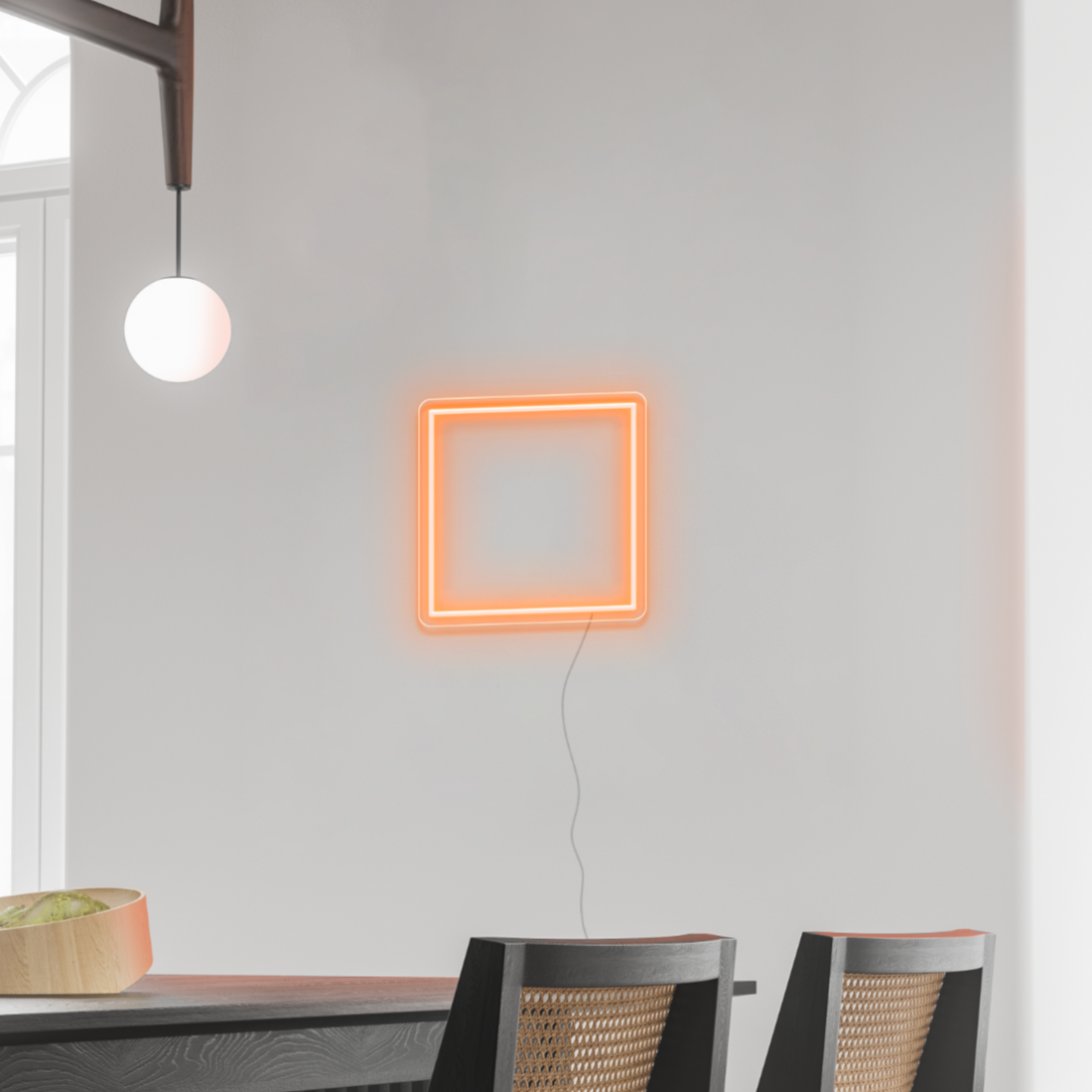 Square Neon Sign