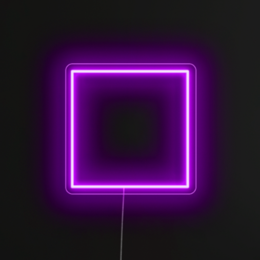 Square Neon Sign