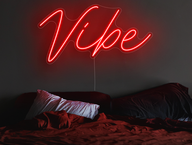 'Vibe' Neon Sign | LED Neon Lights UK