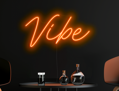 'Vibe' Neon Sign | LED Neon Lights UK