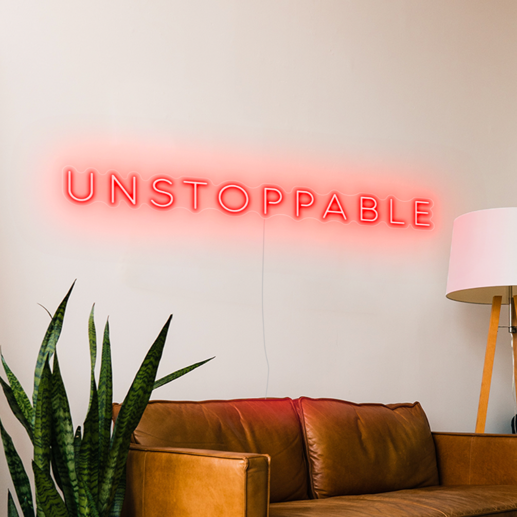 Unstoppable Neon Sign | NeonFilter