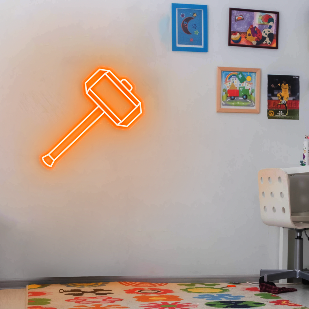 Thor's Hammer Neon Sign – Neon Filter