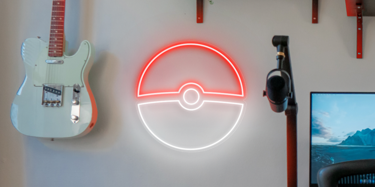 Pokeball Neon Sign